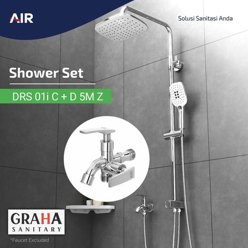 Jual AIR PAKET BUNDLING KRAN KERAN SHOWER SET DINGIN DRS 01i C + D 5M Z - Kota Surabaya - Graha ...