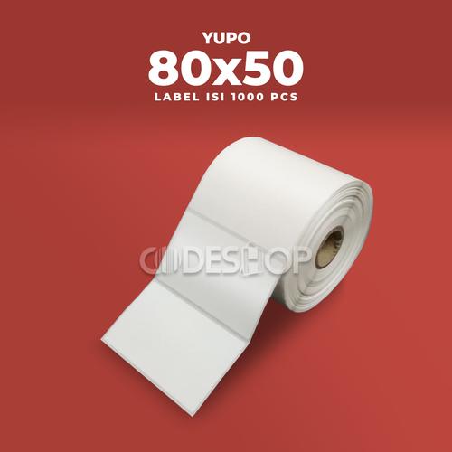 Jual Yupo Label Stiker Barcode 80 x 50 mm 1 Line Isi 1000 - Jakarta ...