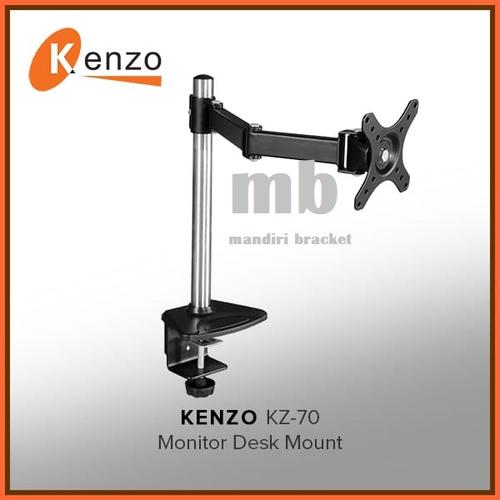 Jual Bracket tv monitor size 12"-30" Jepit meja Fase fb71 by kenzo KZ ...