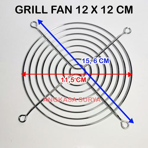 Jual Grill Fan Tutup Fan Besi 12x12 cm / Ram Gril Kipas 12 cm / Tutup ...