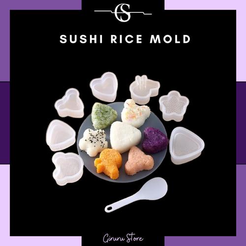 Jual Cetakan Nasi Sushi / Rice Ball Shaker Sushi Rice / Cetakan Bento ...