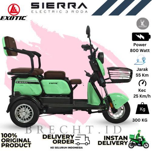 Jual Sepeda Listrik Roda Tiga EXOTIC SIERRA BY PACIFIC 800 Watt E Bike ...