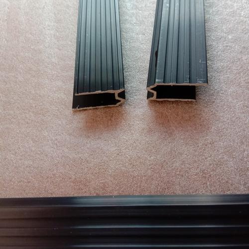 Jual List Alumunium U warna Hitam Flight case 3 meter / List M Hitam ...