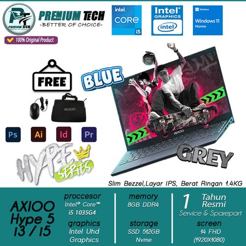 Jual Axioo Mybook Hype 3 Intel I3 1005g1 16Gb 256Gb Ssd 14 Fhd Ips W11 - HYPE 1 BLUE, 8GB ...