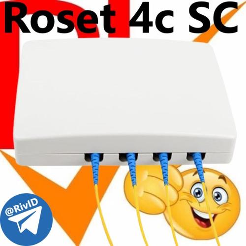 Jual Roset 4c SC 4Core Adapter Pigtail 4 Core Fiber Optic Termination ...