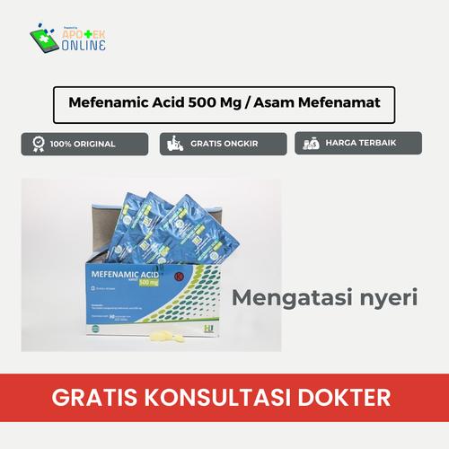 Jual Mefenamic Acid 500Mg 1 Strip 10 Tablet / Asam Mefenamat - Kota ...