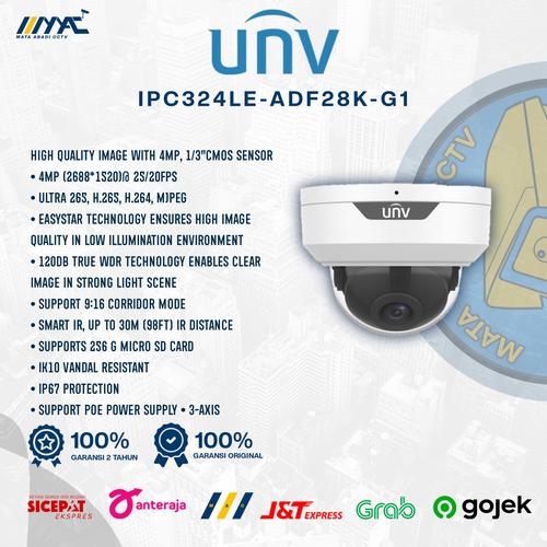 Jual IP CAM CCTV UNV UNIVIEW IPC324LE-ADF28K-G1 Indoor Camera 4MP - Jakarta Utara - Mata Abadi ...