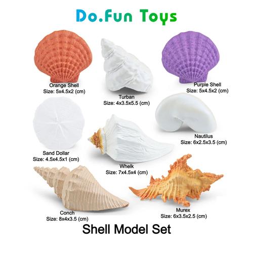 Jual Sea Creatures Shell Model / Mainan Miniatur Cangkang Kerang Hewan ...