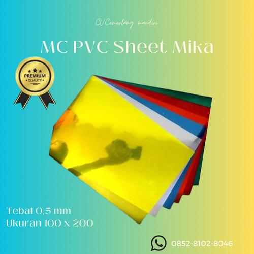 Jual PVC Sheet Mika Bening Tebal 0,5mm Ukuran 100x200 - Kab. Bogor - CV Cemerlang Mandiri ...