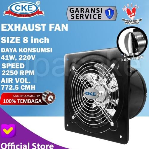 Jual EXHAUST FAN DINDING 8 INCH EXHAUST PLAFON 8 INCH BLOWER 8 INCHI ...