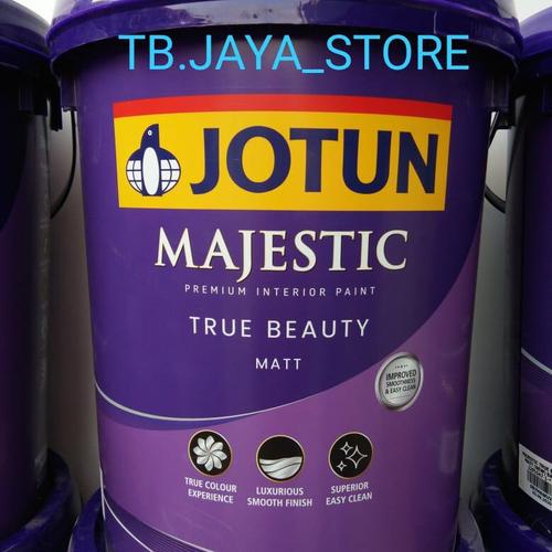 Jual JOTUN MAJESTIC TRUE BEAUTY MATT 20L CAT TEMBOK LINEN GREY 2105 ...