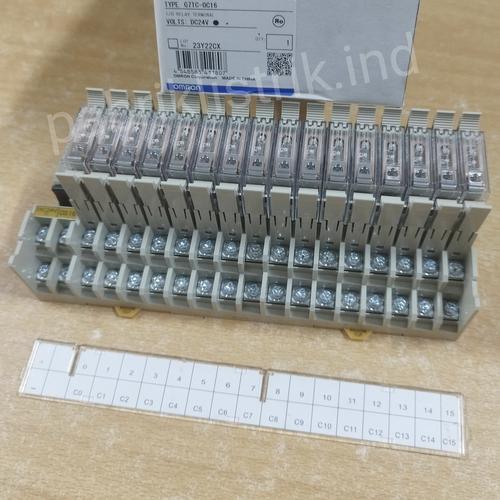 Jual Relay modul 16 channel 24V DC24V G7TC 0C16 OC16 original Omron ...