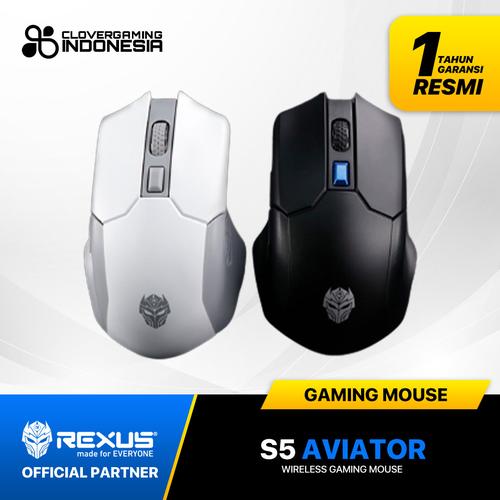 Jual Rexus Xierra S5 Aviator Wireless Red - Gaming Mouse Original Resmi ...