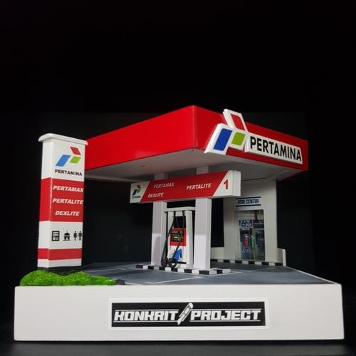 Jual Diorama Mini SPBU Skala 1/64 For Hotwheels - SHELL - Jakarta ...