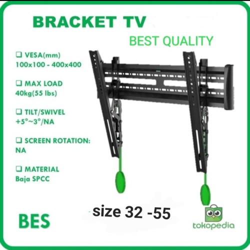 Promo Breket braket bracket TV 26 32 40 43 50 55 60 inch bisa semua ...