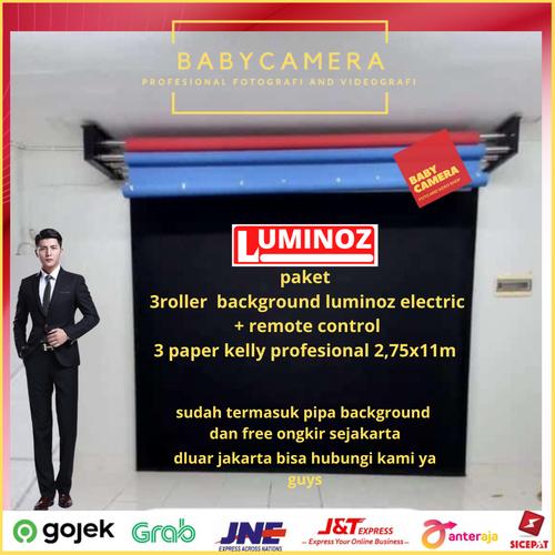 Jual ELECTRIC BACKGROUND 3BAR Alat Roll Background Elektrik Backdrop ...