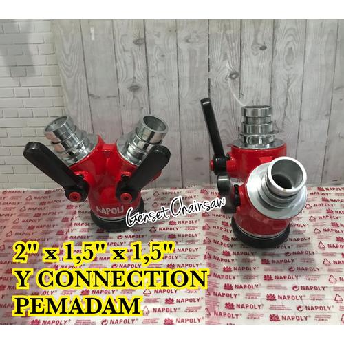 Promo Y Connection 2 x 1,5 x 1,5 Inch In Hydrant 2 Handle Pemadam Fire ...