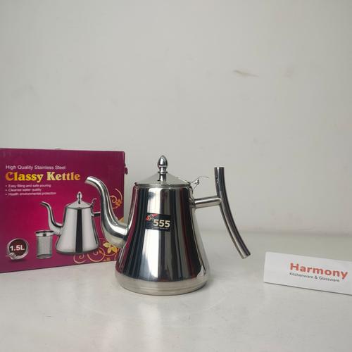 Jual Saito Classy Kettle 1.5 Liter Teko Teh Stainless Dengan Filter ...