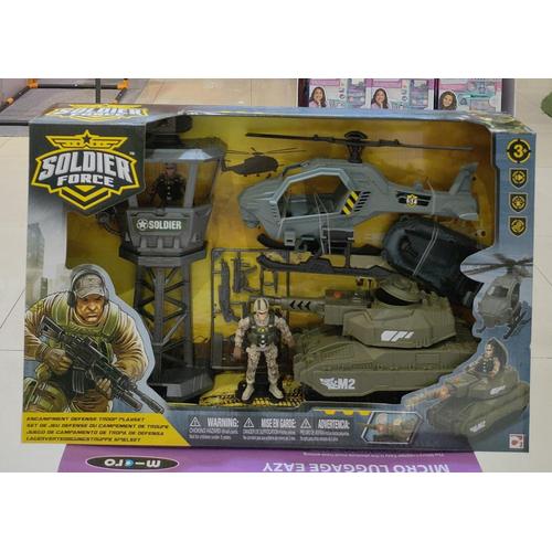 Jual Sale Soldier Force Encampment Defence Troop Playset Light Sound 3 ...