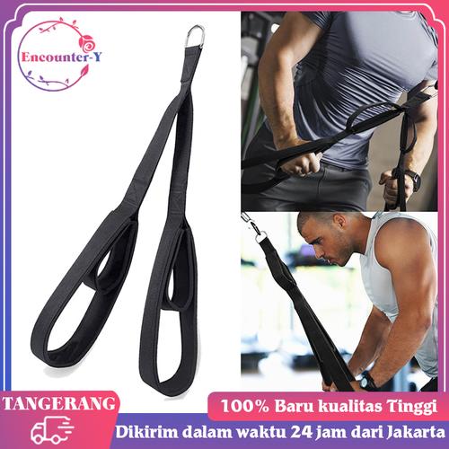 Jual Tali Pull Down Rope Tricep Rope Gym Multi Grip Exercise Pull Rope ...