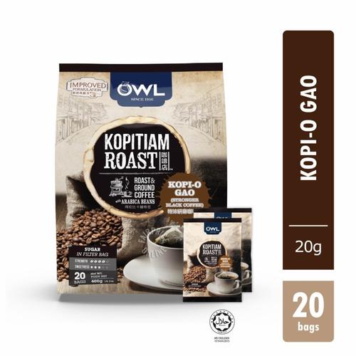 Jual Owl Kopitiam Roast Kopi O Gao Stronger Black Coffee 20 x 2 Gram - Jakarta Barat - Tokcau ...