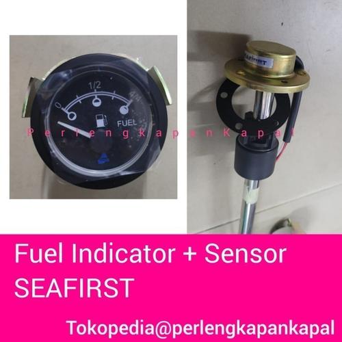 Jual Fuel Gauge / Fuel Indicator 12V + Sensor 70cm SEAFIRST/ Indikator ...
