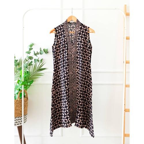 Jual DRESS BATIK TANPA LENGAN SLEEVELESS BATIK DRESS HOMEDRESS BATIK ...