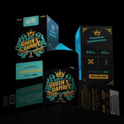 Jual Queens Gambit Emerald Reserved 60ML by Veto - Liquid Queen's ...