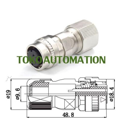 Jual 2 Pin 2Pin Encoder Plug Connector socket Konektor CM10-SP2S-M ST28 ...