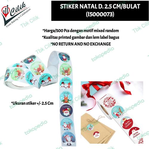 Jual stiker+label+bulat+edisi+natal+2023+horizontal+christmas+hampers ...