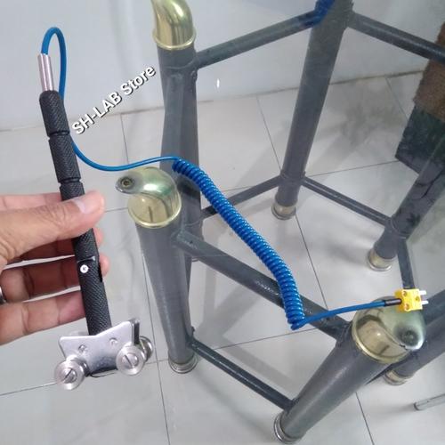 Promo Roller Surface Temperature Probe Type K Stainless Steel Wheel ...