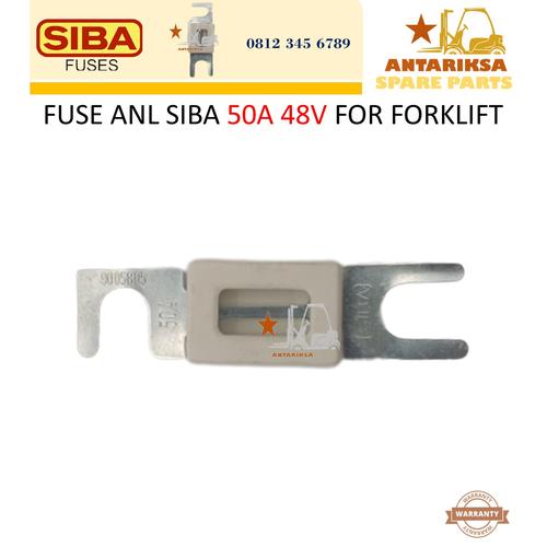 Jual SIBA Fuses Sikring 50A 48V White For Forklift Electrical Vehicle ...