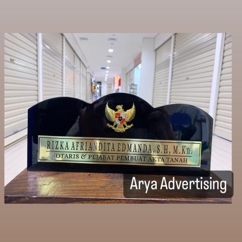 Jual Papan nama meja logo notaris - Jakarta Pusat - Arya Advertising ...