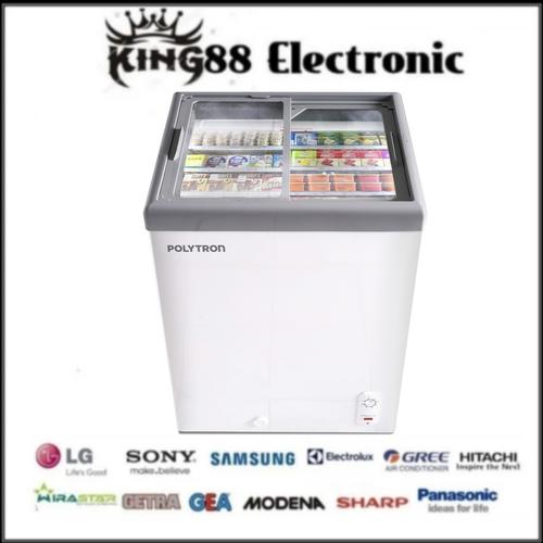 Jual POLYTRON PCF 129 Sliding Glass Freezer 100 Liter - Jakarta Pusat ...