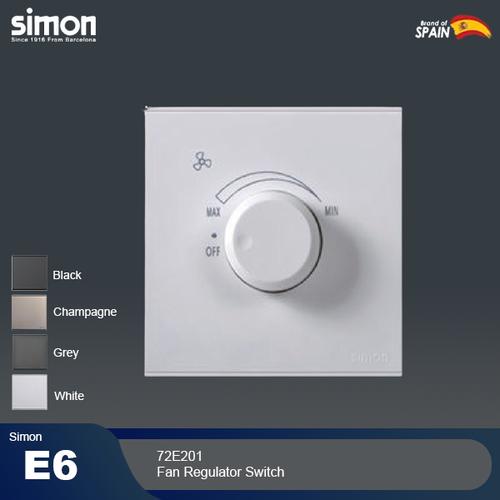 Jual SIMON E6 Control and Regulation Fan Regulator Switch 72E201 ...