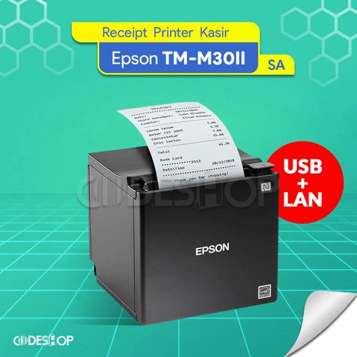 Jual Epson TM-m30ii-SA USB LAN Printer Kertas Thermal Struk Tiket ...