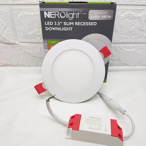 Promo Nerolight Lampu LED Slim Recessed Downlight 3,5" 6W - Super ...