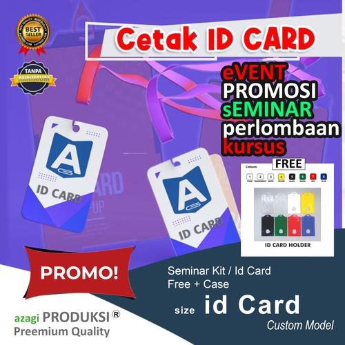 Jual Cetak ID Card Kartu Karyawan [Paket Hemat] Free CASE / Holder ...