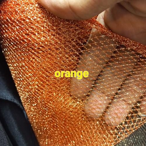 Jual bahan kain tile jala atau jaring jala tile jala - Orange - Jakarta ...