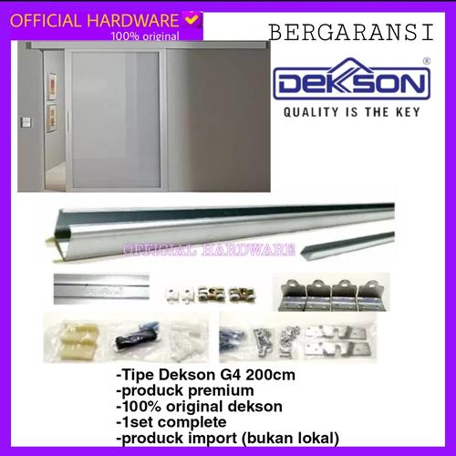 Jual REL SLIDING DEKSON D4 200CM REL GANTUNG 2.0M REL PINTU GESER 200CM ...
