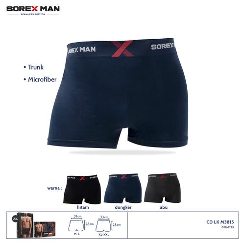 Jual CD celana dalam pria boxer sport sorex m 3815 seamless edition ...