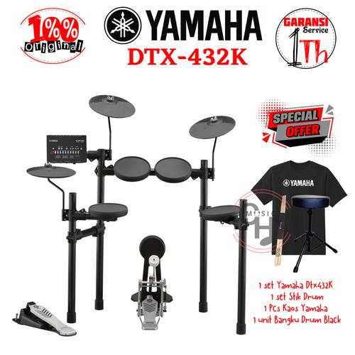 Jual Yamaha DTX432K Yamaha Dtx-432k Drum Digital Elektrik Drum Set - SILVER PLUS - Jakarta Pusat ...