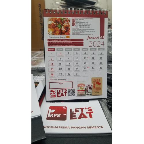 Jual KALENDER MEJA 15X21 POTRAIT FULL WARNA JILID SPIRAL TATAKAN LINEN ...