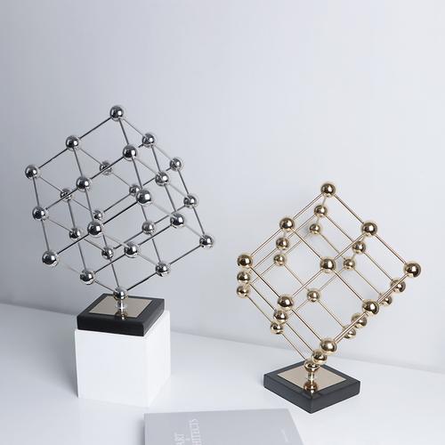 Jual Dekorasi Atom Krom Molekul / Cubical Atomium Metal EB Home 2396 ...