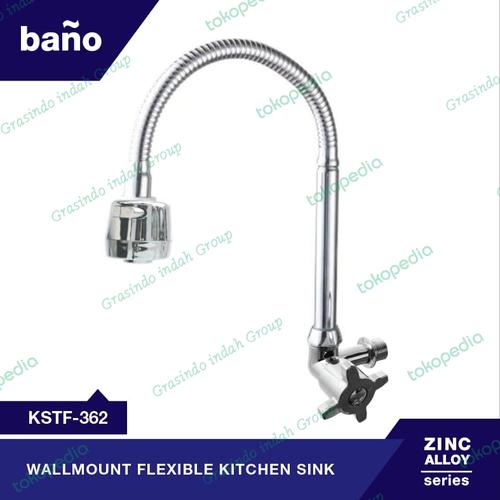 Jual Kran Angsa Flexible tembok / Kran cuci piring Flexible Bano - KSTF ...