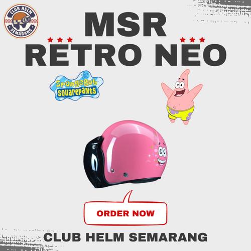 Jual Helm Anak Spongebob Squarepants - Patrick Star Pink - Dengan Kaca ...