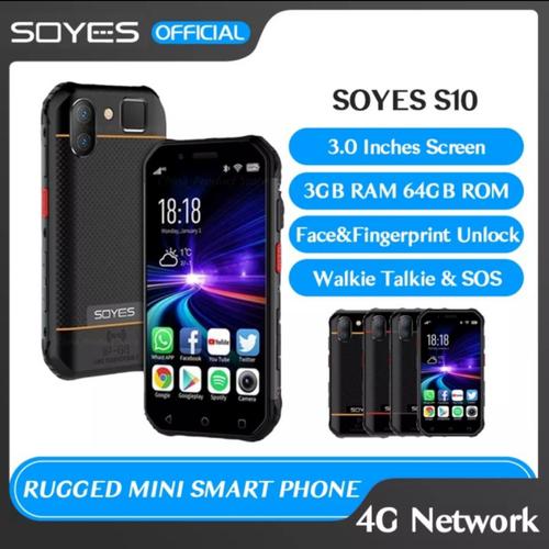 Jual Hp Mini Android Soyes S10 Pro NFC Outdoor Tahan Banting Tahan Air ...