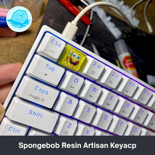 Jual Spongebob Squarepant Artisan Resin Keycap Mechanical Keyboard ...