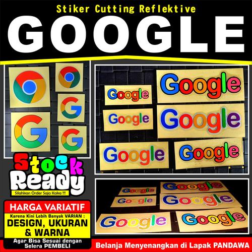Jual Stiker Cutting Reflektive Tulisan : " GOOGLE " - MODEL E3 ...