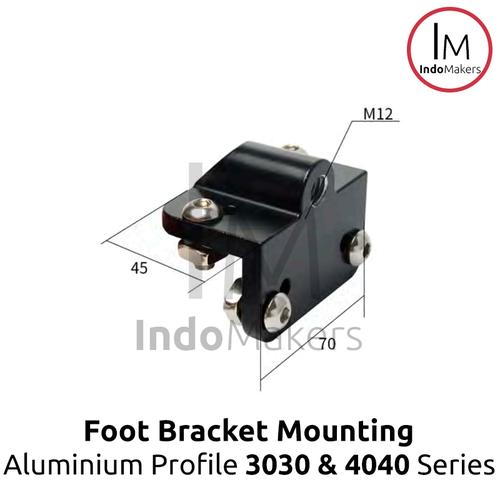 Jual Aluminium Profile / Extrusion Universal Foot Mounting 3030 / 4040 ...